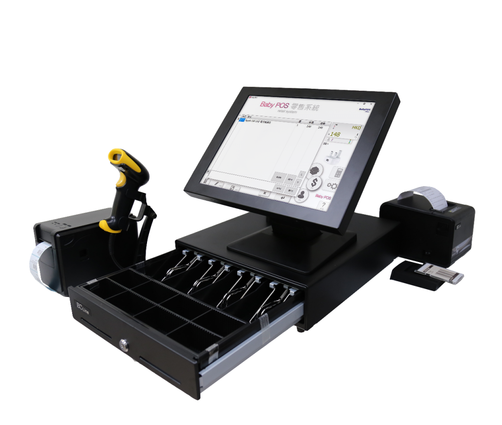 Baby POS 零售系統 (point of sales system from hong kong) 收銀機